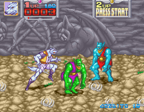 Screenshot of Metamorphic Force (Arcade, 1993) - MobyGames