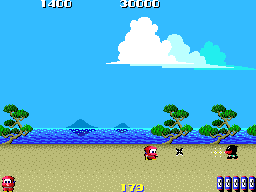 Screenshot of Rad Action (Arcade, 1987) - MobyGames