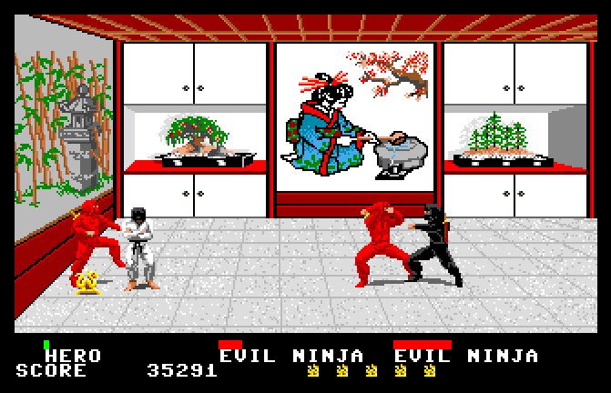 Screenshot of Ninja (Arcade, 1986) - MobyGames