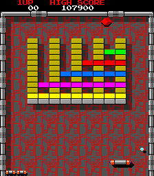 Screenshot of Arkanoid (Arcade, 1986) - MobyGames
