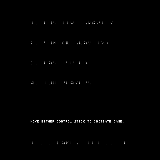 Screenshot of Galaxy Game (Arcade, 1971) - MobyGames