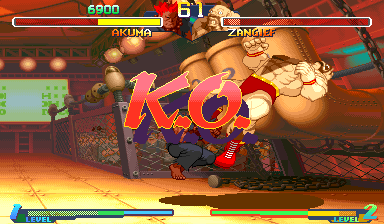 Screenshot of Street Fighter Alpha 2 (Arcade, 1996) - MobyGames