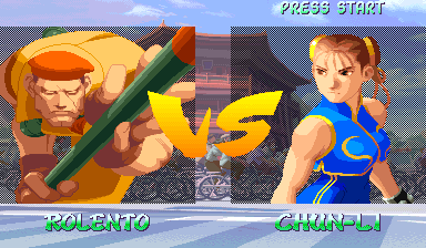 Screenshot of Street Fighter Alpha 2 (Arcade, 1996) - MobyGames