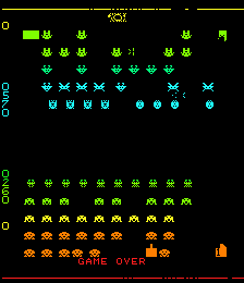 Screenshot of Space Invaders II (Arcade, 1980) - MobyGames