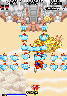 Screenshot of Space Invaders '95: The Attack of Lunar Loonies (Arcade ...