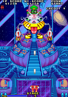 Screenshot of Space Invaders '95: The Attack of Lunar Loonies (Arcade ...