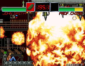 Screenshot of The Outfoxies (Arcade, 1995) - MobyGames