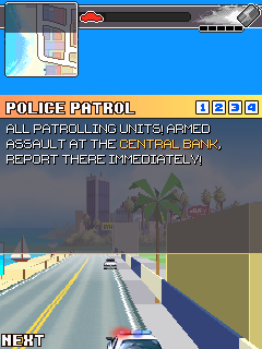 Screenshot of Driver: L.A. Undercover (J2ME, 2007) - MobyGames