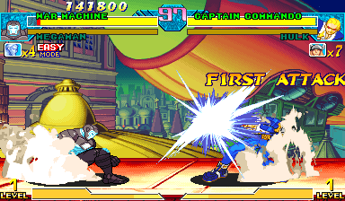 Screenshot of Marvel vs. Capcom: Clash of Super Heroes (Arcade, 1998 ...