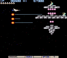 Screenshot of Gradius (Arcade, 1985) - MobyGames