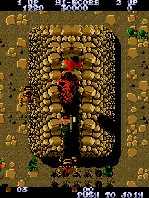 Screenshot of Ikari Warriors II: Victory Road (Arcade, 1986) - MobyGames