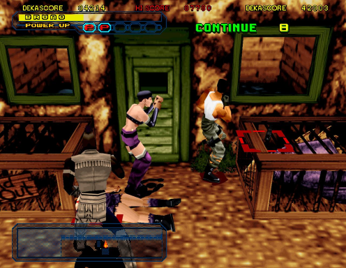 Screenshot of Dynamite Cop! (Arcade, 1999) - MobyGames