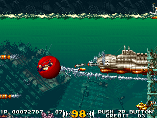 Screenshot of In the Hunt (Arcade, 1993) - MobyGames