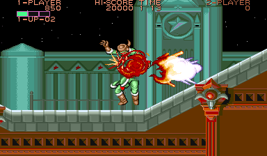 Screenshot of Strider (Arcade, 1989) - MobyGames