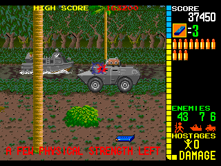 Screenshot of Operation Wolf (Arcade, 1987) - MobyGames