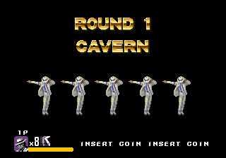 Screenshot of Michael Jackson's Moonwalker (Arcade, 1990) - MobyGames