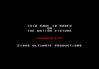 Michael Jackson's Moonwalker screenshots - MobyGames