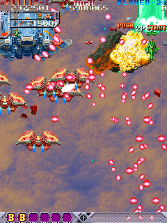 Screenshot of DoDonPachi (Arcade, 1997) - MobyGames