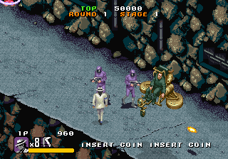 Screenshot of Michael Jackson's Moonwalker (Arcade, 1990) - MobyGames