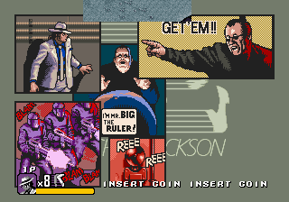 Screenshot of Michael Jackson's Moonwalker (Arcade, 1990) - MobyGames