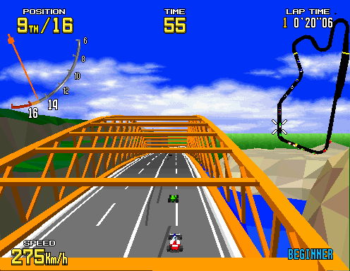Screenshot of Virtua Racing (Arcade, 1992) - MobyGames
