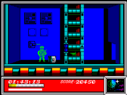 Screenshot of Dan Dare: Pilot of the Future (ZX Spectrum, 1986) - MobyGames