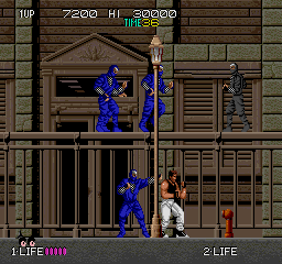 Screenshot of Bad Dudes (Arcade, 1988) - MobyGames