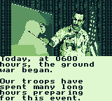 Screenshot of Garry Kitchen's Super Battletank: War in the Gulf (Game Boy, 1992) - MobyGames