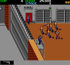 Screenshot of Jail Break (Arcade, 1986) - MobyGames