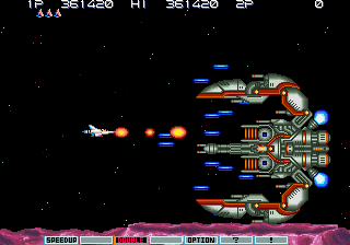 Screenshot of Gradius III (Arcade, 1989) - MobyGames