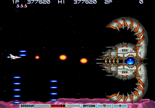 Screenshot of Gradius III (Arcade, 1989) - MobyGames