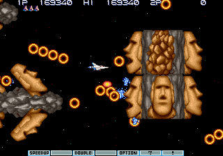 Screenshot of Gradius III (Arcade, 1989) - MobyGames