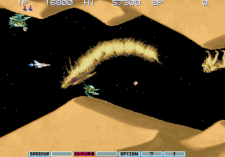 Screenshot of Gradius III (Arcade, 1989) - MobyGames