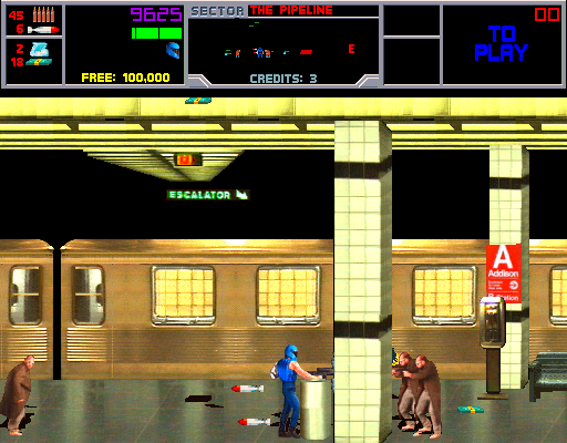 Screenshot of NARC (Arcade, 1989) - MobyGames