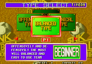 Screenshot of The Ultimate 11: SNK Football Championship (Arcade, 1996 ...