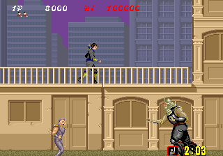 Screenshot of Shinobi (Arcade, 1987) - MobyGames