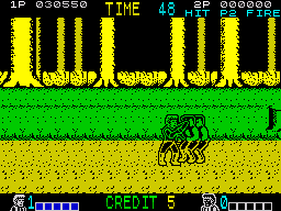 Screenshot of Double Dragon (ZX Spectrum, 1987) - MobyGames
