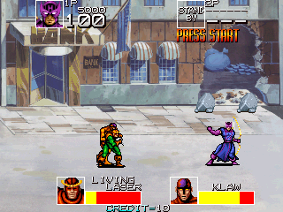 Screenshot of Captain America and the Avengers (Arcade, 1991) - MobyGames