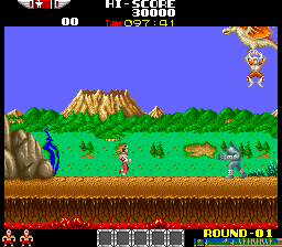 Screenshot of Rygar (Arcade, 1986) - MobyGames