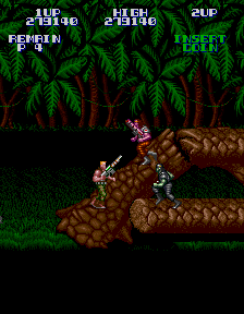 Screenshot of Super Contra (Arcade, 1988) - MobyGames