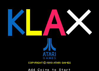 Screenshot of Klax (Arcade, 1990) - MobyGames