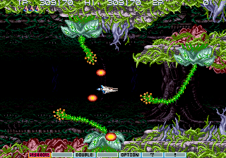 Screenshot of Gradius III (Arcade, 1989) - MobyGames