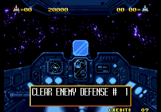 Screenshot of Alpha Mission II (Arcade, 1991) - MobyGames