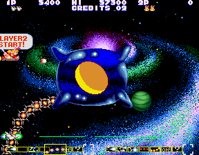 Screenshot of Fantastic Journey (Arcade, 1994) - MobyGames
