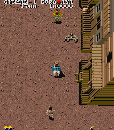 Screenshot of Gun.Smoke (Arcade, 1985) - MobyGames