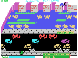 Screenshot of Jumpin' Jack (MSX, 1982) - MobyGames