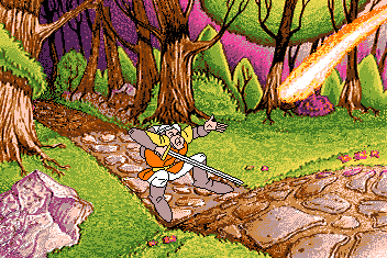 Screenshot of Dragon's Lair III: The Curse of Mordread (Amiga, 1992 ...