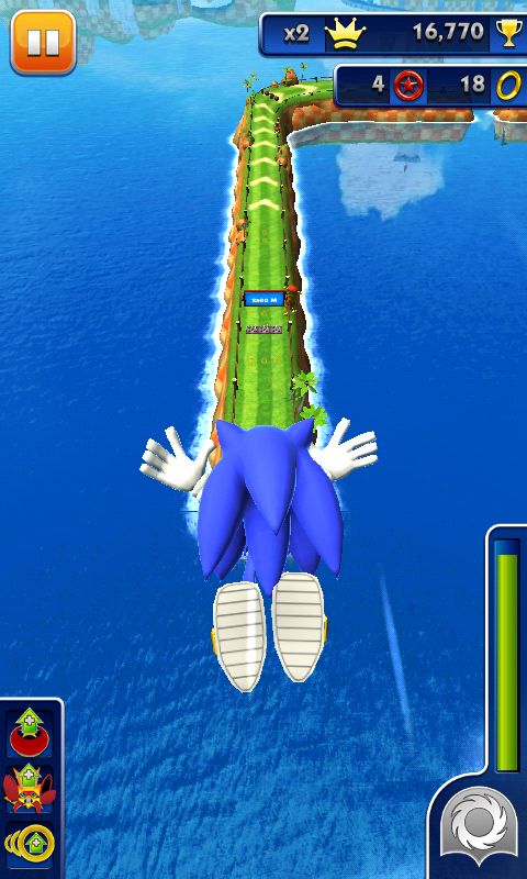 Screenshot of Sonic Dash (Android, 2013) - MobyGames