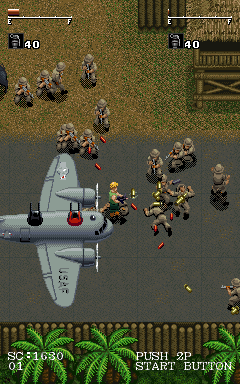 Screenshot of Caliber.50 (Arcade, 1989) - MobyGames