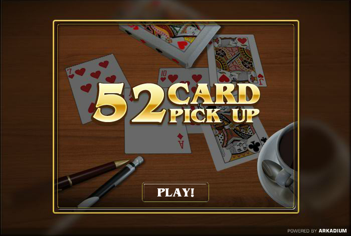 Screenshot of 52 Card Pickup (Browser, 2011) - MobyGames